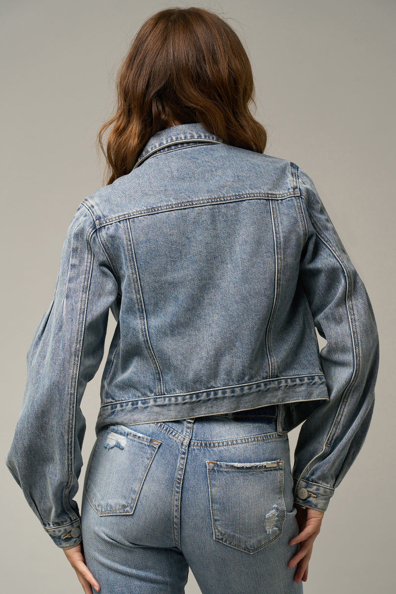 Puff Denim Jacket – Gusset America