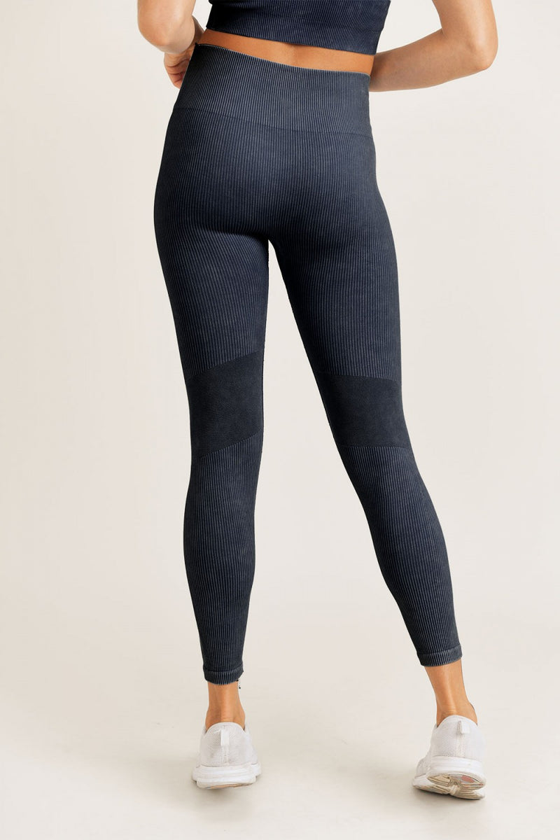 Ribbed Seamless High-Waist Leggings – Gusset America